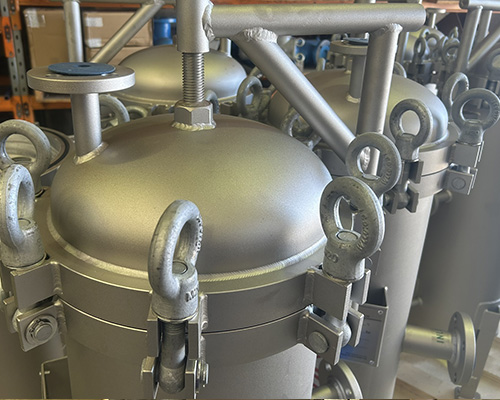 DV Series Multi Cartridge Filter Housing with Davit Lift | Monarch
