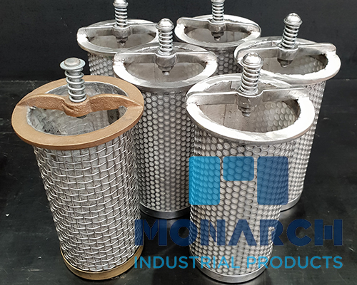 Custom Stainless Steel Perforated Metal Baskets, screens and other products